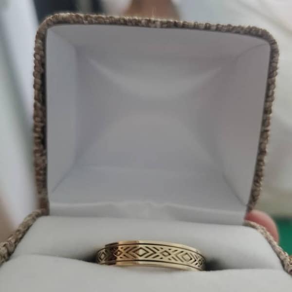 The Silver Square Squircle Ring Solid Sterling Silver Mens Wedding Band ...