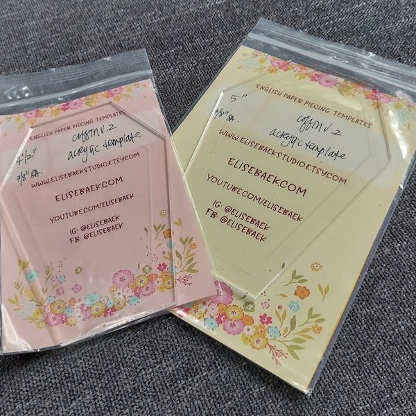 1 Inch Jewel Paper Templates for English Paper Piecing - Etsy