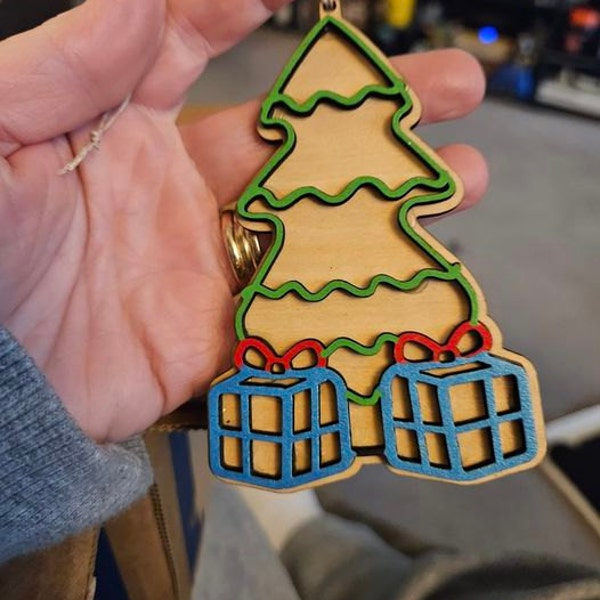 Naughty Gingerbread Christmas Ornaments Svg Laser Cut Files For