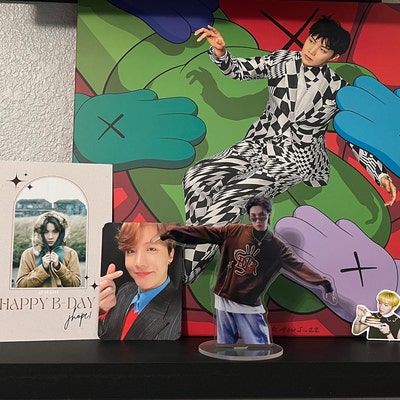 BTS With Logo Lightbox 3D Papercut Lightbox Shadow Box Night Light Room ...