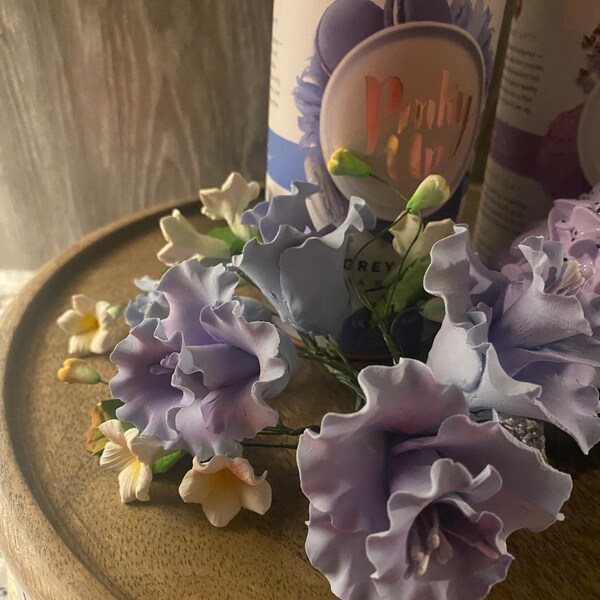 6 Different Flowers Sold Individually.gum PASTE Small Sprays, Yellow ...