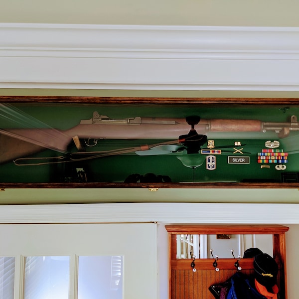 M1 GARAND DISPLAY CASE 48X12X4 - Etsy