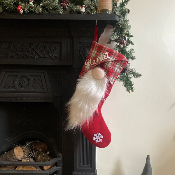 Gonk Christmas Stocking, Xmas Stocking, His and Hers Stockings ...