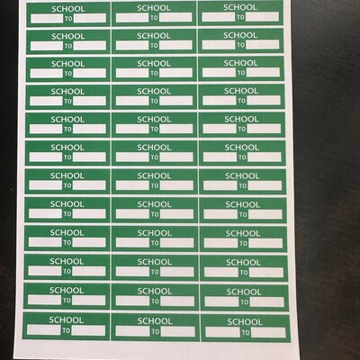 FILL IN BLANK Schedule Label Planner Sticker for Planner or Calendar - Etsy