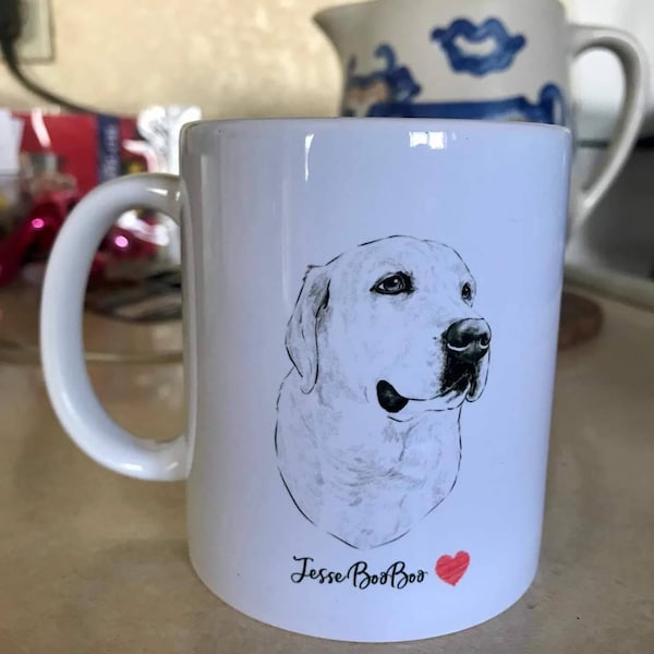 Custom Dog Mug, Dog Lover Gift, Pet Memorial, Dog Memorial Gift, Pet ...