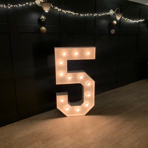 Light up Numbers, Birthday Numbers, Giant Event Numbers, Large Lighted ...