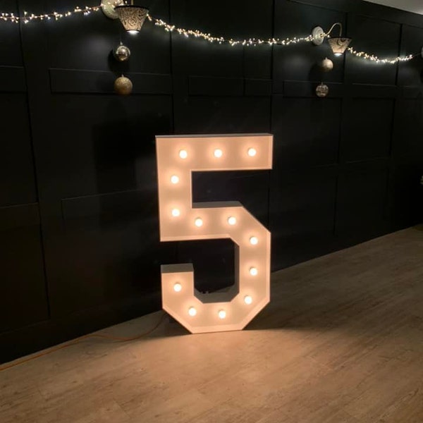 Light up Numbers, Birthday Numbers, Giant Event Numbers, Large Lighted ...