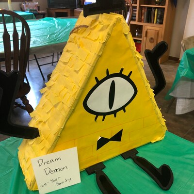 Bill Cipher gravity Falls Piñata - Etsy