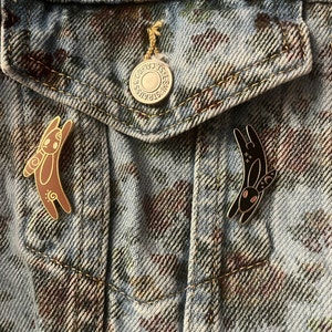 Night & Day Yin Yang Enamel Pin Set - Etsy