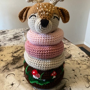 PDF Pattern: Little Deer Stacking Ring Crochet Toy - Etsy