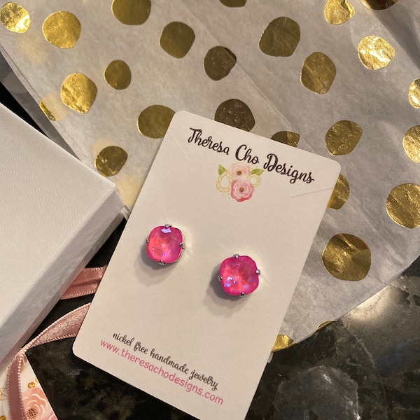 Swarovski Ruby Red Mickey Crystal Earrings Ruby Mouse Earrings, Ruby ...