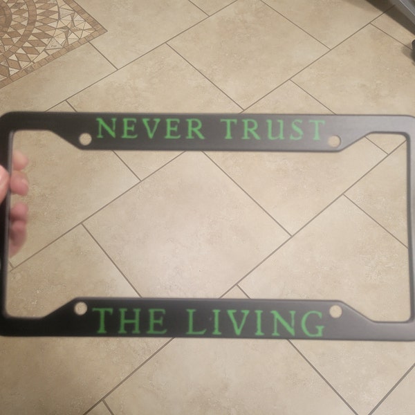 Teal This is the Back of My Car Funny License Plate Frame Car ...