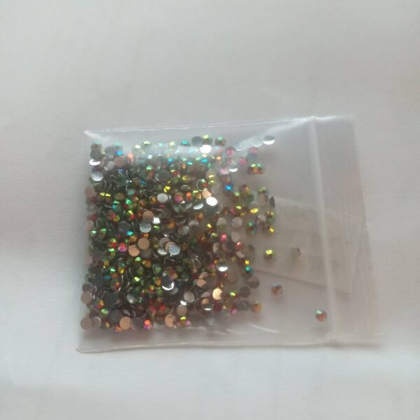 Hotfix Black Rhinestones-iron On-ss6 (2mm)-ss8 (2.5mm)-ss10 (3mm)-ss16 ...