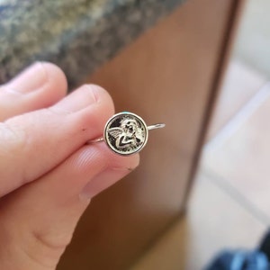 Saturn Signet Stack Rings. Solar System Charm Rings. Stars and - Etsy