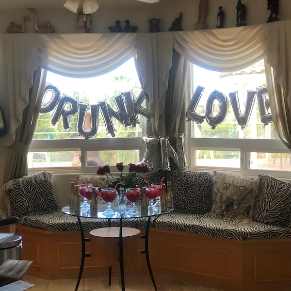 Drunk-in-love Balloon Banner: Engagement Party Decor Bridal Shower ...