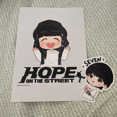 Shooky Military BTS Vinyl Waterpoof Sticker Suga Agustd Hobihearteu ...