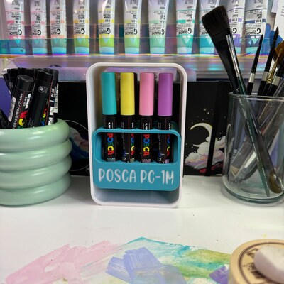 POSCA Marker Organizer 1M, 3M, 5M Personalized Paint Pens and Paint ...