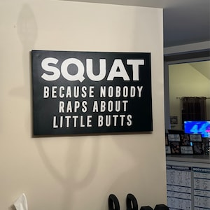 Go for It Banner Motivational Home Gym Decor Large Quote Wall Art ...