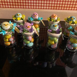 Spring Bird Chick Felt Shapes Set of 5 2.25 NEST NOT INCLUDED Pastel ...