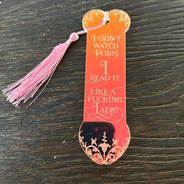 Smut Bookmark Funny Bookmark Book Accessory Bookish Gift Spicy Bookmark ...