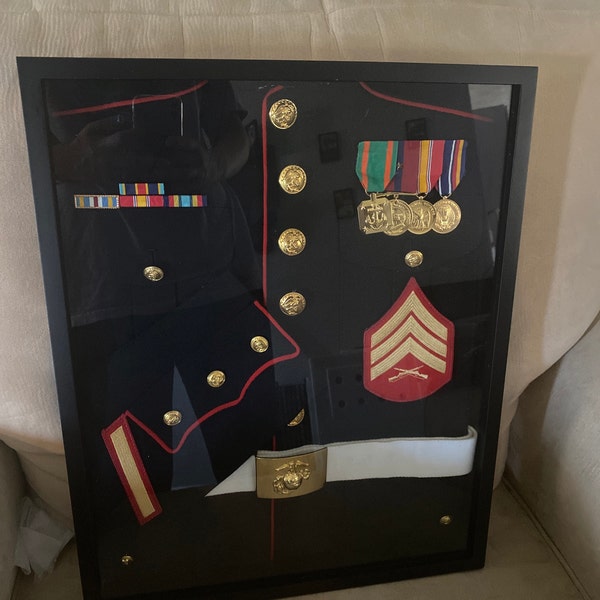 Custom Law Enforcement Uniform Display, Police Shadow Box, State ...