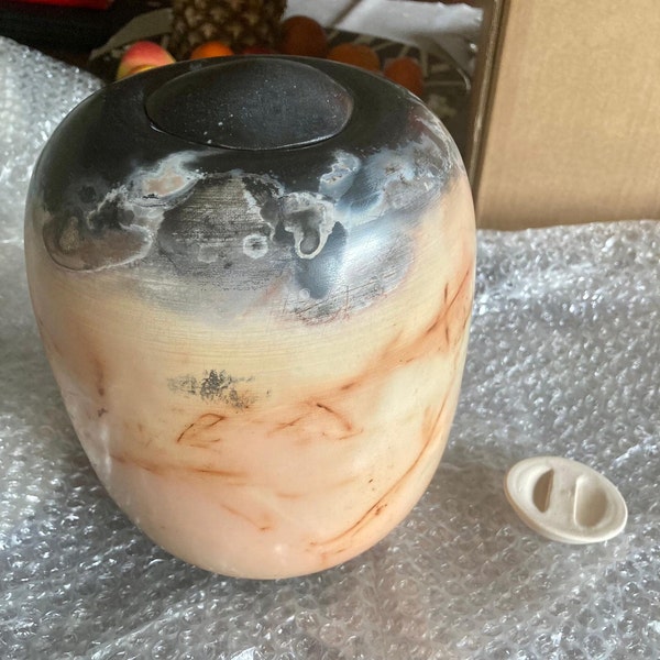Art Ceramic Urn Urns for Human Ashes Raku Urn-urn for Human Ashes, Cremation Urn, Home Decor ...