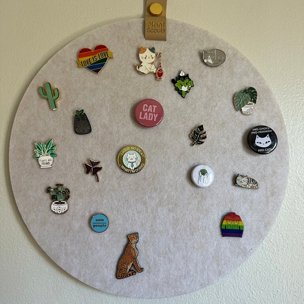 Felt Pin Board - Enamel Pin Display - Etsy