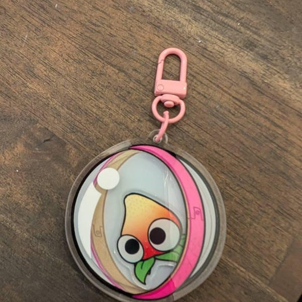 Bugsnax Buggy Ball Sprout Shaker Charm Keychain - Etsy