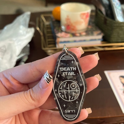 Death Star Acrylic Keychain Star Wars Hotel Motel Skywalker Han Solo ...