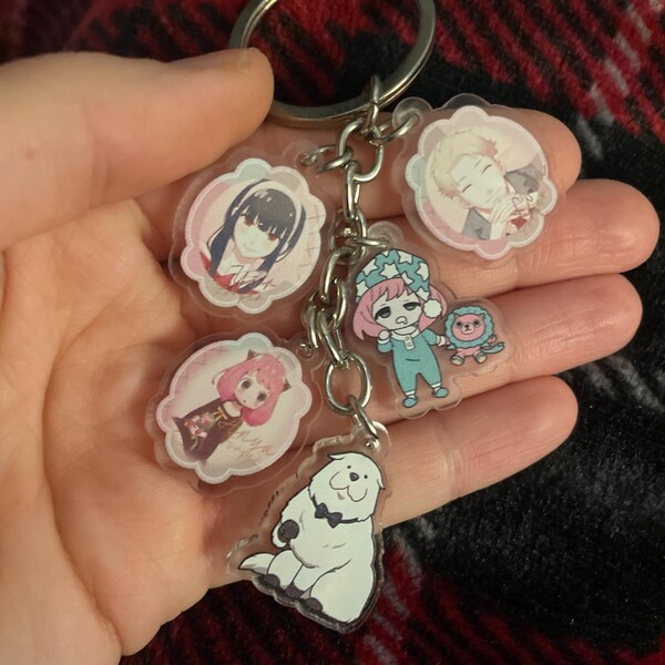 JJK Gojo Chibi Acrylic Charm Keychain - Etsy