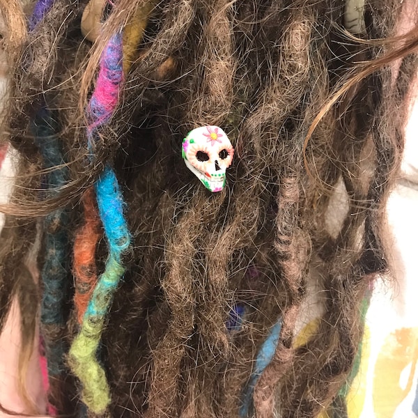 Tsansa, Shrunken Head, Headhunting, Dreadlock Bead, Mini Sculpture ...