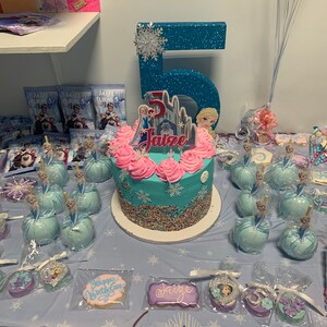 Frozen Elsa Number for Birthday Party - Etsy