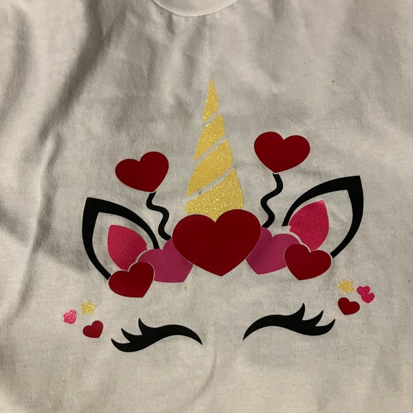 Love Unicorn Svg, Valentine Svg, Heart Svg Cutfile for Cricut ...