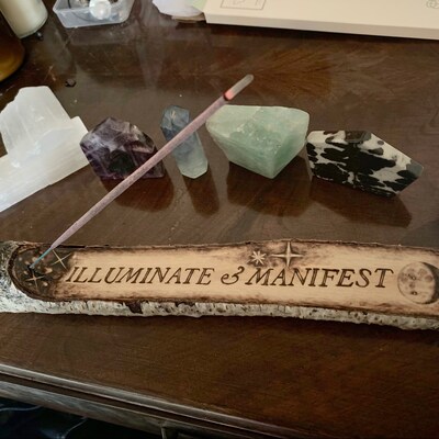 Customized Live Edge Birch Incense Holder - Etsy