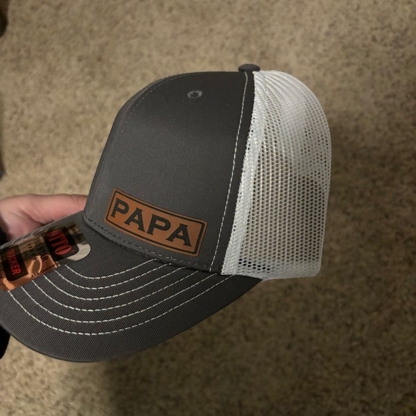 Papa Hat, Papa Baseball Cap, Custom Papa Gift, Papa Birthday Gift ...