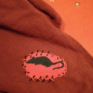 Dripping Blood Inverted Cross Patch - Etsy