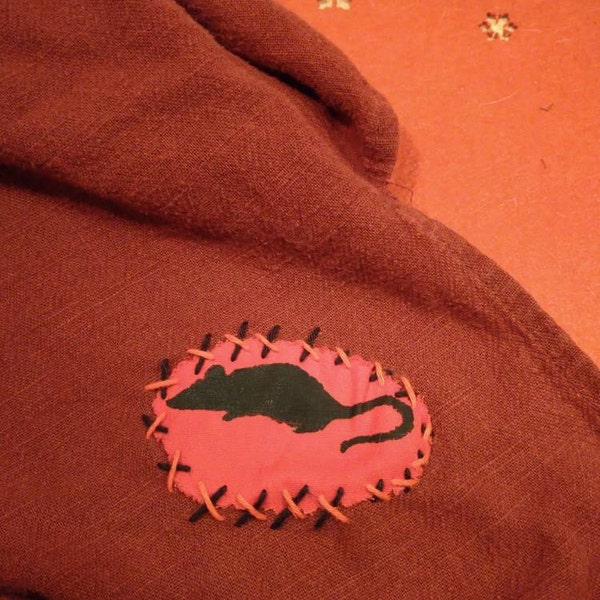 Dripping Blood Inverted Cross Patch - Etsy