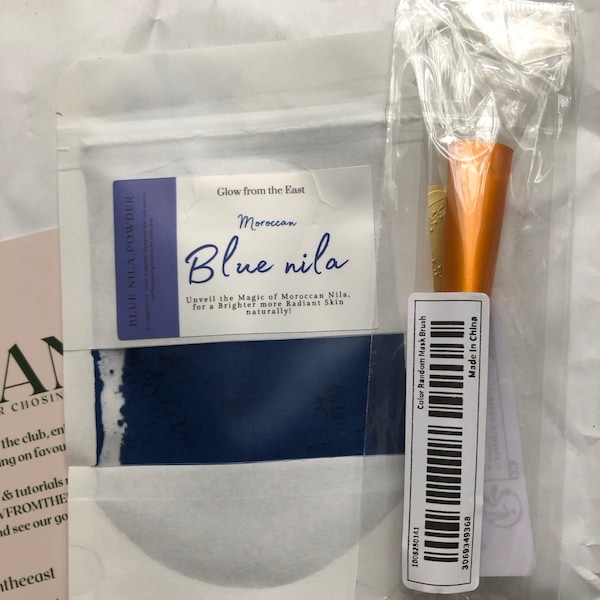 100% Pure Moroccan Blue Nila Powder, Blue Nila Powder, Nila Powder - Etsy