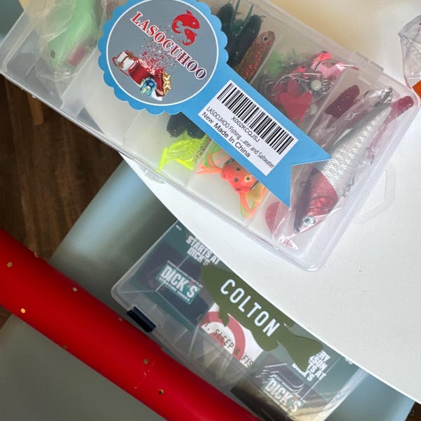Personalized Fishing Tackle Box for Dad - Custom Gift for Fisherman Dad ...
