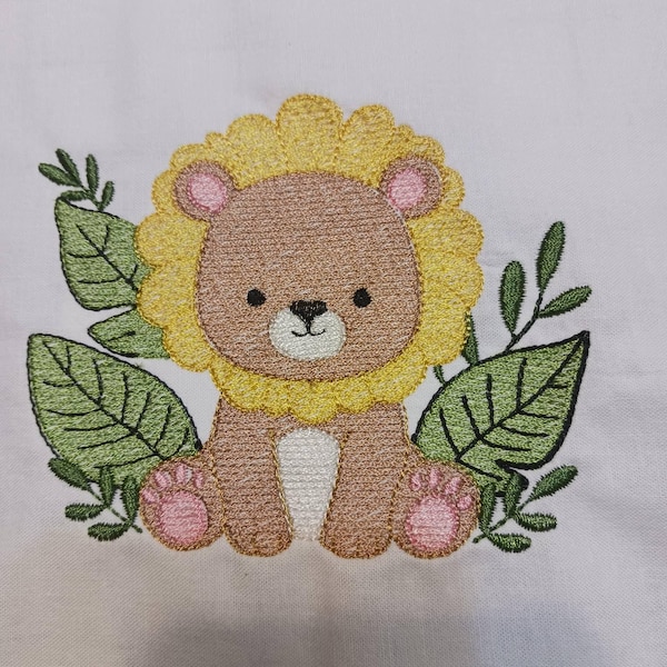 Lion Embroidery Designs - Safari Animal Embroidery Design Machine ...