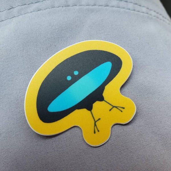 Deep Sea Plankton Glitter Vinyl Sticker | Shrimp Fish Eels Blackwater ...