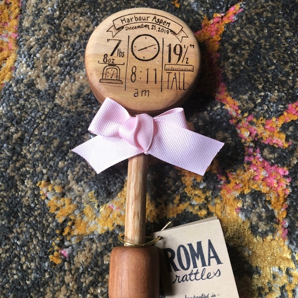 Personalized Baby's Gift Baby Compass Adventure Awaits Keepsake Wooden ...