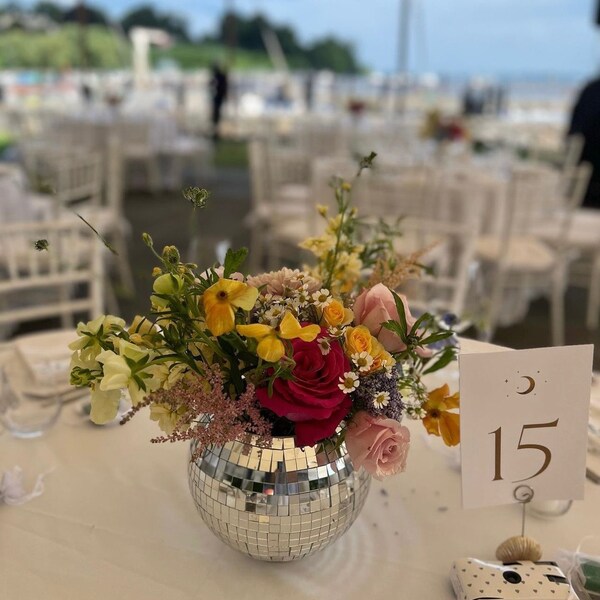 Minimal Celestial Table Number, Starry Night Reception Décor, Table Top ...