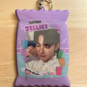 Decoden Decorated Toploader Keychain Kpop Deco Polco PC - Etsy