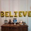 BELIEVE Banner 16 Letter Balloons BELIEVE Decorations - Etsy