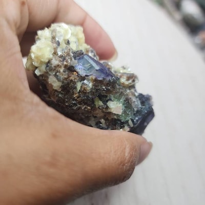 Shattuckite Polished Pieces, Beautiful Blue, With Cuprite, Quartz And ...