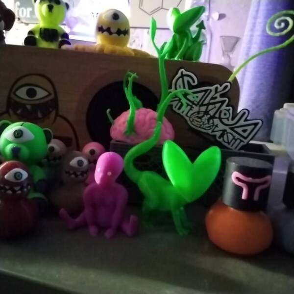 Wobble and Dark Wobble Pins Ganja White Night - Etsy