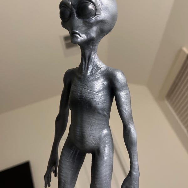 Explore the Unknown With Our Awe-inspiring Full Size Alien Figurine ...