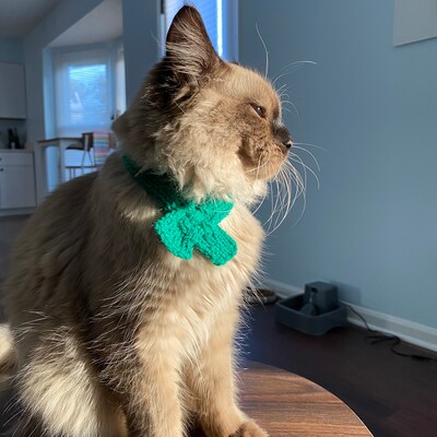 Scarf for Cat, Pet Scarf, Cat Accessories, Kitten Outfit, Gift for Cat ...