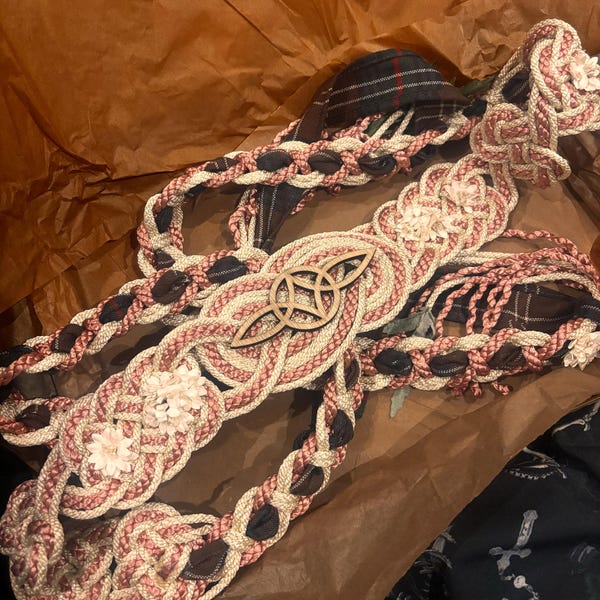 Handfasting Cord - Celtic 'nine Knots' Design - Serch Bythol - Custom ...